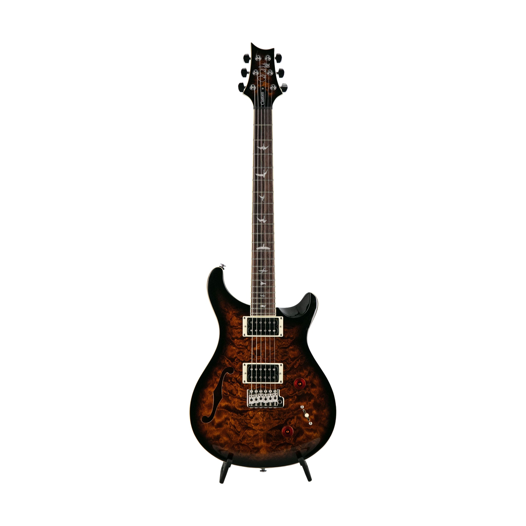 PRS SE Custom 22 Electric Guitar w/Case, Black Gold Sunburst – Swee Lee ...